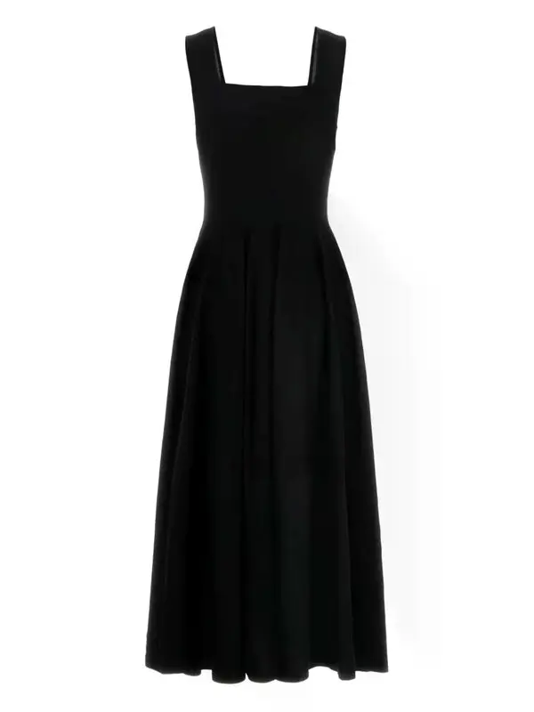 Khaite Jodie Sleeveless Square-neck Dress