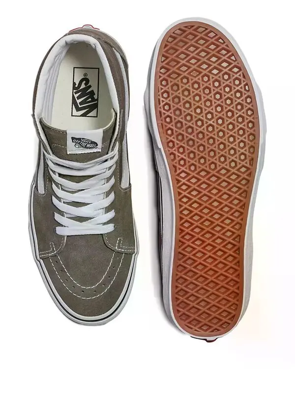 VANS Color Theory High-top Suede Sneakers - Grey