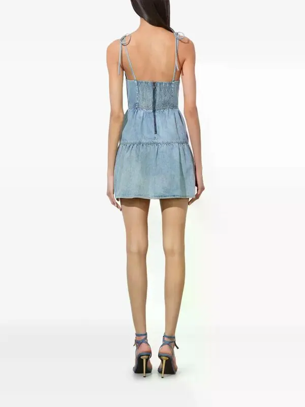 Alice + Olivia Shanti Denim Mini Dress