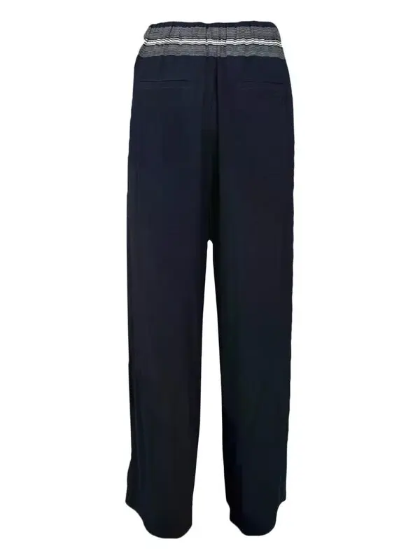Vince Elasticated Waist Trousers With Side Stripes