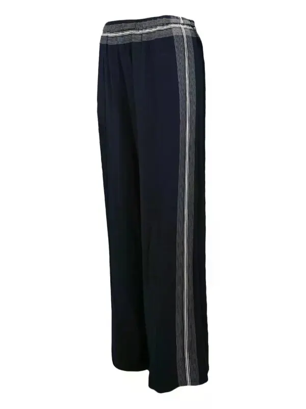 Vince Elasticated Waist Trousers With Side Stripes