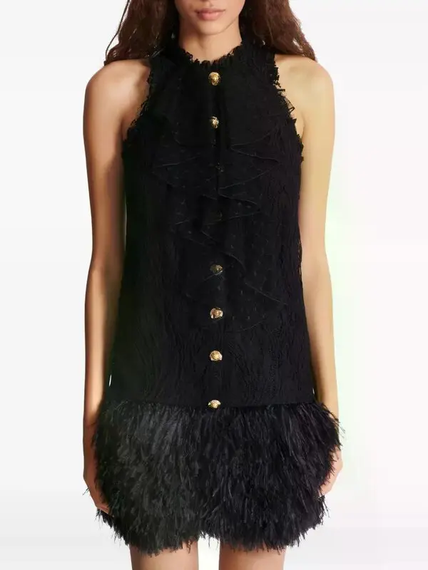 Balmain Lace-embellished Dress