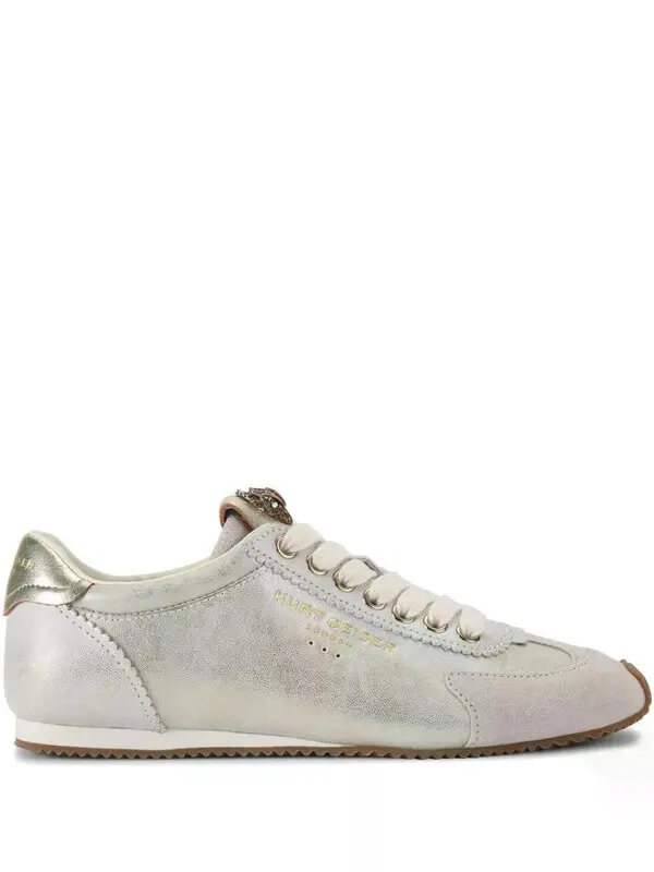 Kurt Geiger Islington Embellished Sneakers - Silver