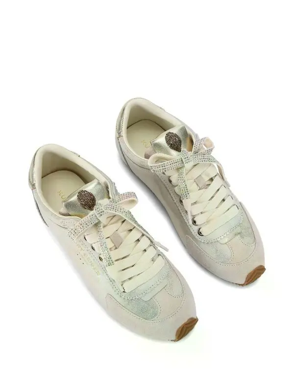Kurt Geiger Islington Embellished Sneakers - Silver
