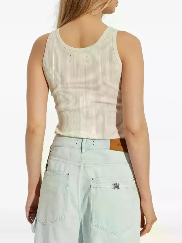 Amiri Ribbed Sleeveless Tank Top
