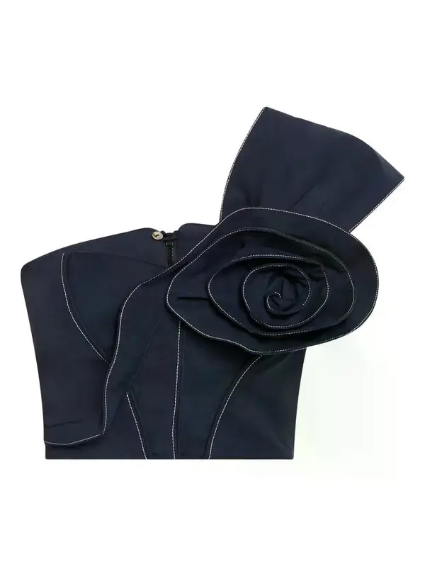 JBQ Blaire Asymmetrical Top - Blue