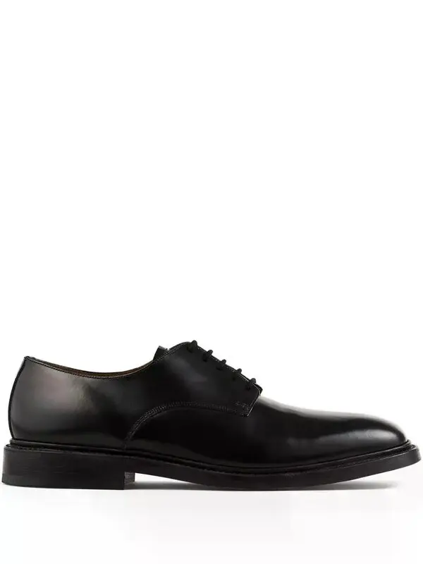Sandro Glazed Leather Dress Shoes