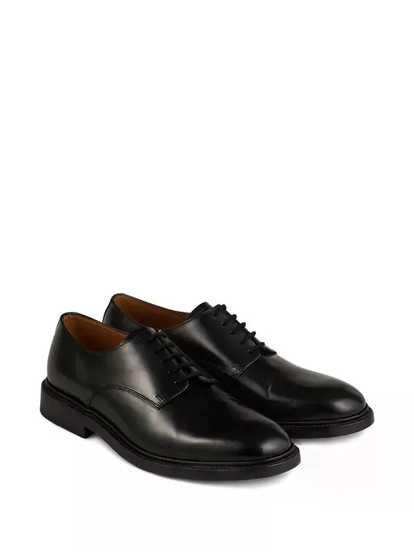 Sandro Glazed Leather Dress Shoes