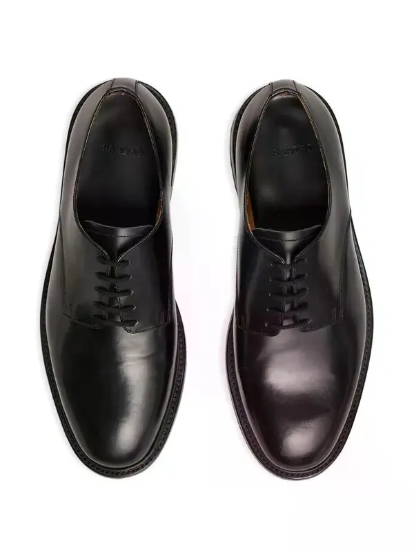 Sandro Glazed Leather Dress Shoes