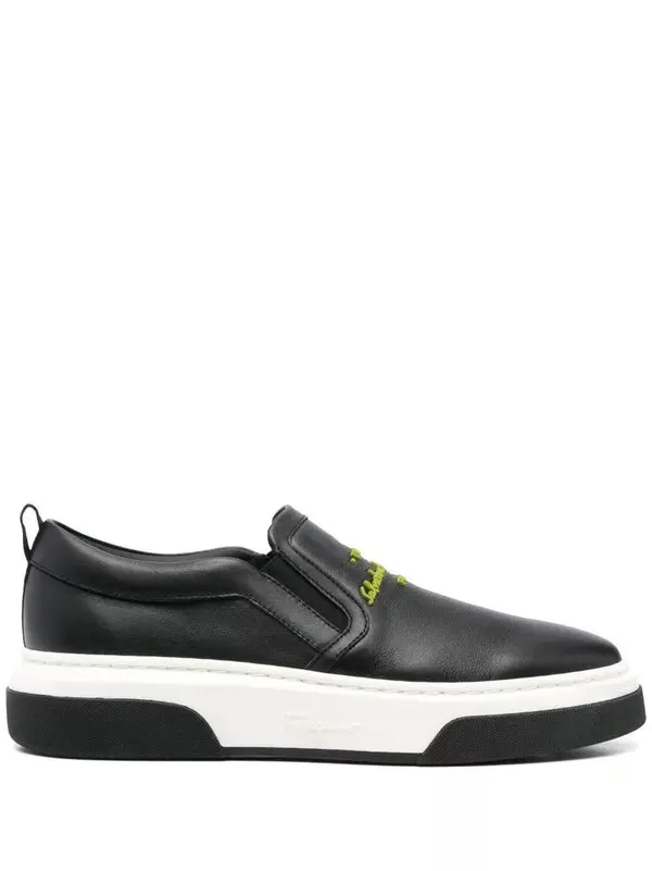 FERRAGAMO Cassina Leather Low-top Sneakers