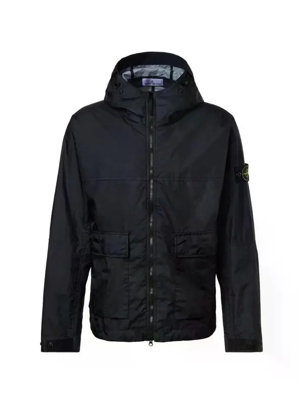 Stone Island Compass Patch Hooded Jacket