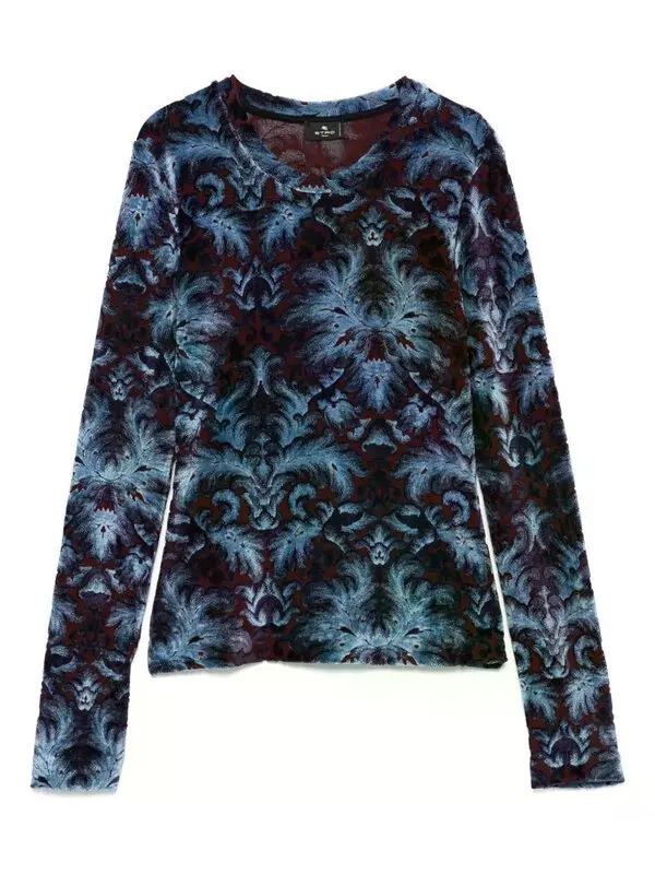 Etro Crew-neck Top - Blue