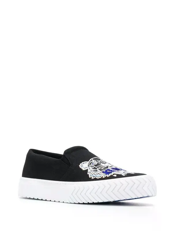 Kenzo Embroidered Tiger Slip-on Sneakers