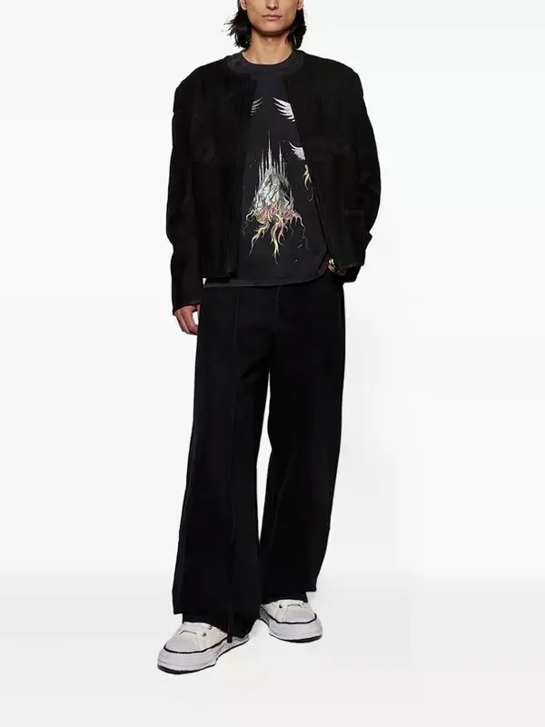 032C Thistles Leather Jacket