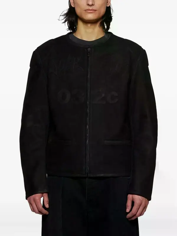 032C Thistles Leather Jacket
