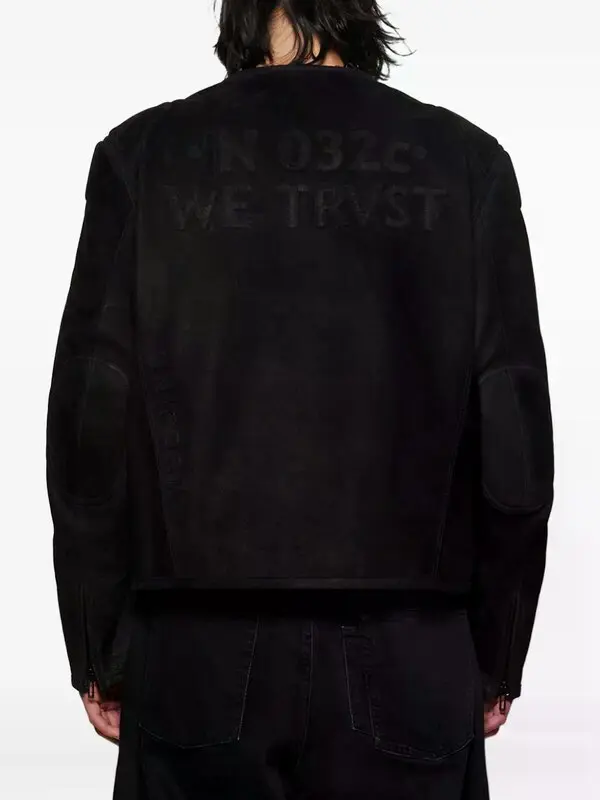 032C Thistles Leather Jacket