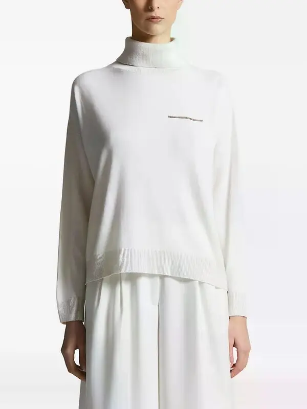 Peserico Mock Neck Sweater