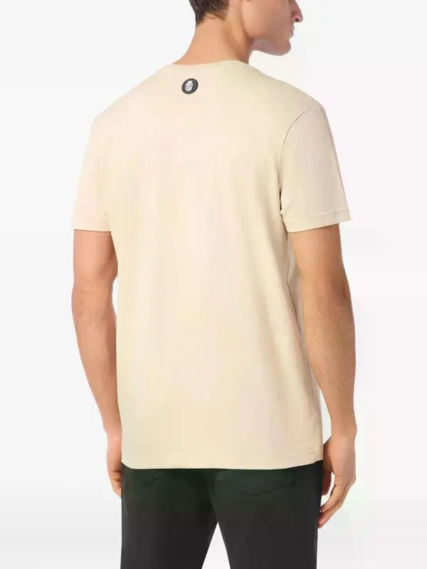 BILLIONAIRE Lion B Frame-print T-shirt - Neutrals