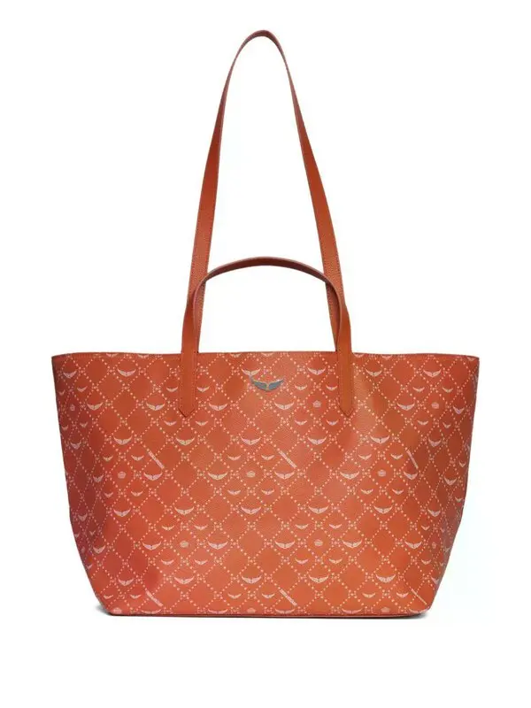Zadig&Voltaire Xl Z Monogram Leather Tote Bag
