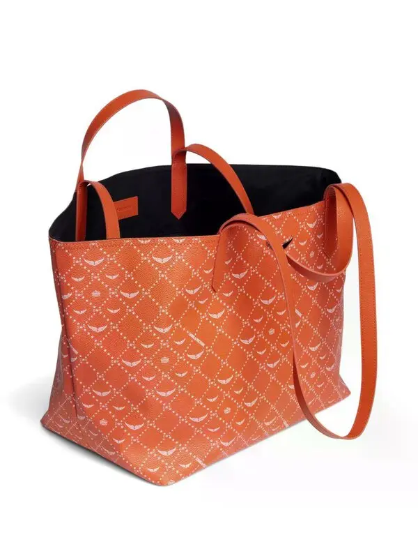 Zadig&Voltaire Xl Z Monogram Leather Tote Bag