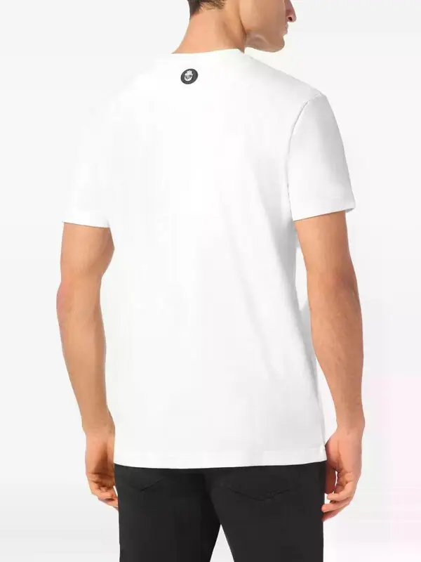 BILLIONAIRE Lion B Frame-print T-shirt - White