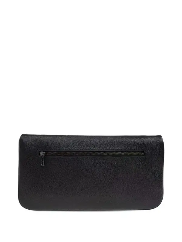 Zadig&Voltaire Rock Punk Leather Clutch Bag - Black