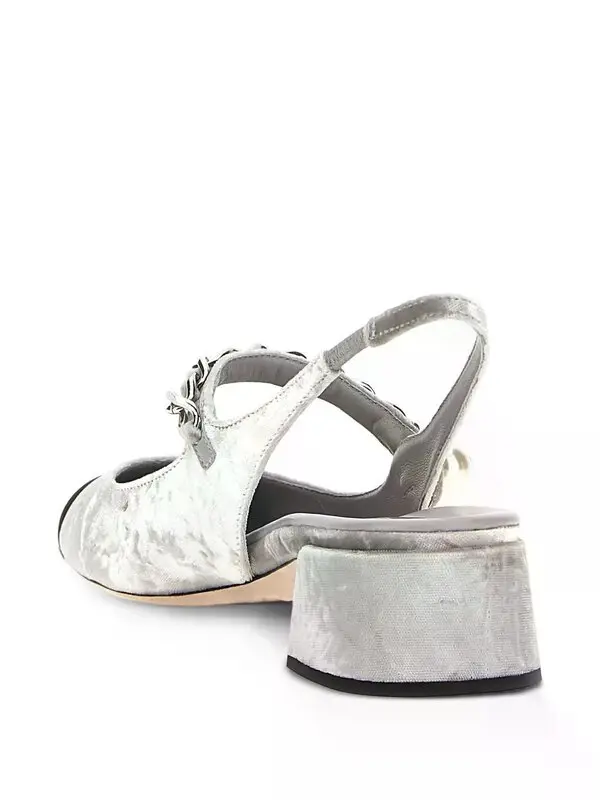 Miu Miu 35mm Velvet Slingback Pumps