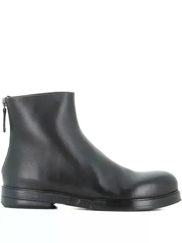 Marsèll 30mm Zucca Zeppa Leather Ankle Boots