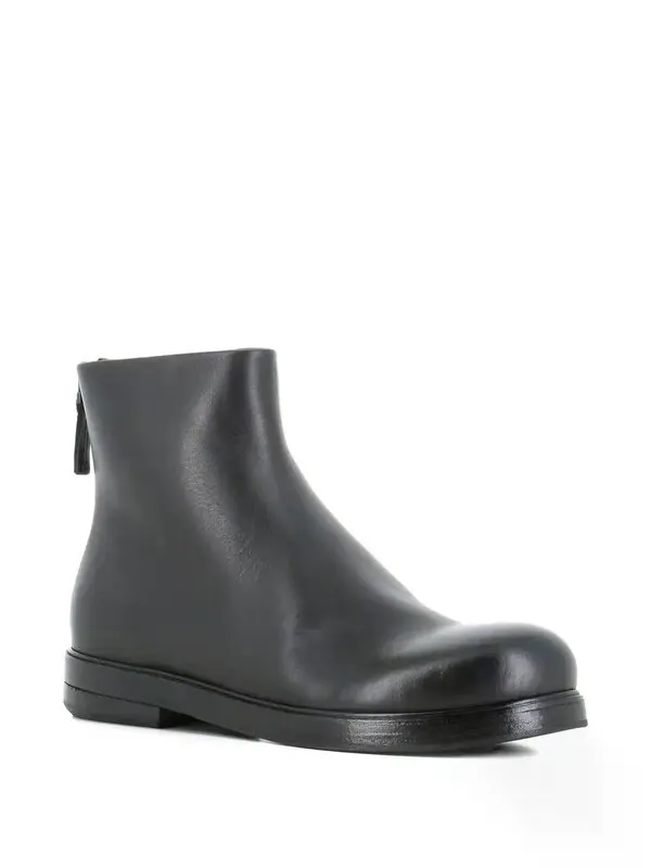 Marsèll 30mm Zucca Zeppa Leather Ankle Boots