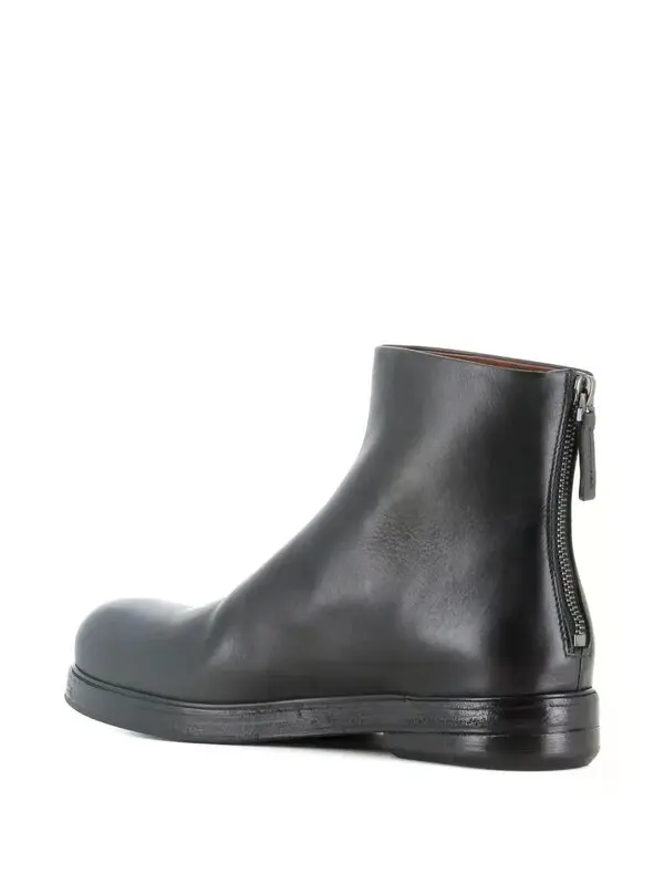 Marsèll 30mm Zucca Zeppa Leather Ankle Boots