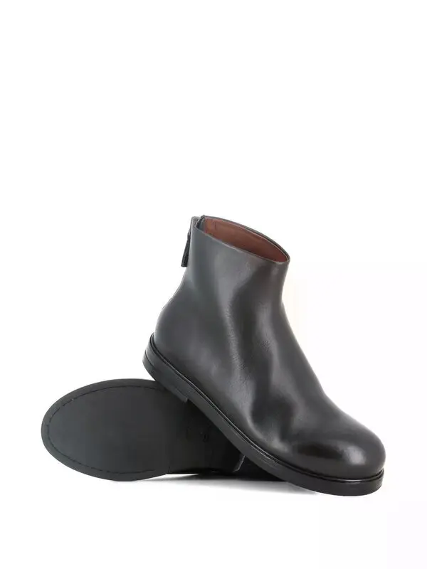 Marsèll 30mm Zucca Zeppa Leather Ankle Boots