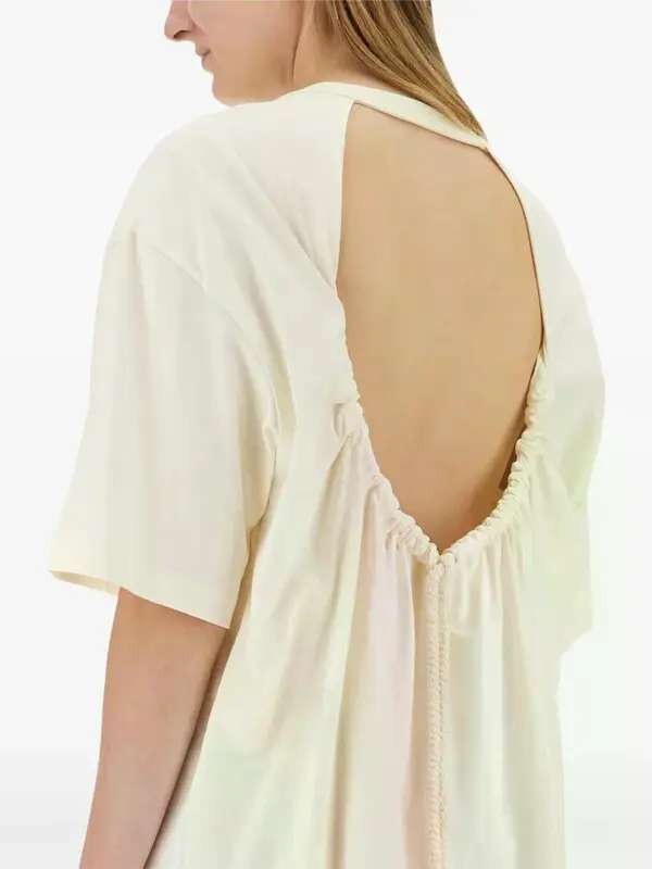 MSGM Logo-patch Mini Dress