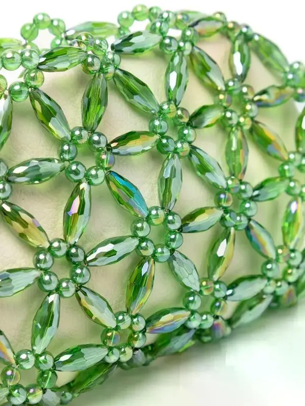 0711 TBILISI Bead-embellished Clutch
