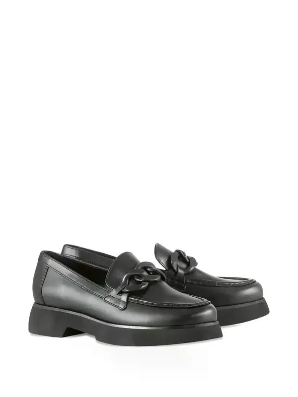 HOGL Stacy Chunky Leather Loafers