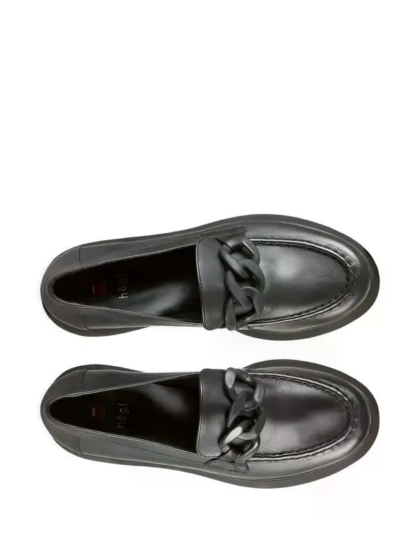 HOGL Stacy Chunky Leather Loafers