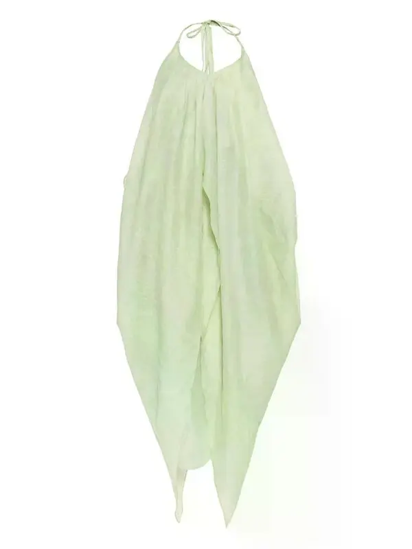 TOUT A COUP Halter Midi Dress - Green