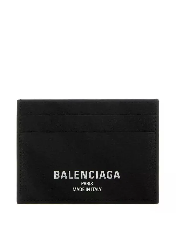 Balenciaga Logo-print Cardholder - Black