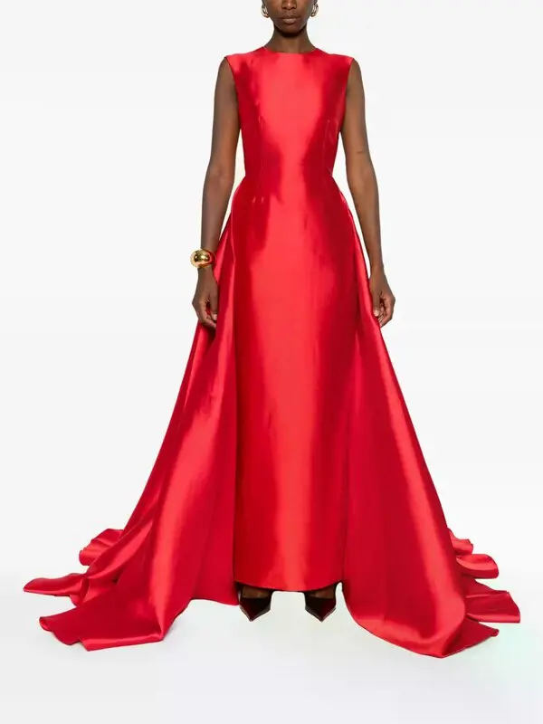 Solace London Larsen Maxi Dress - Red