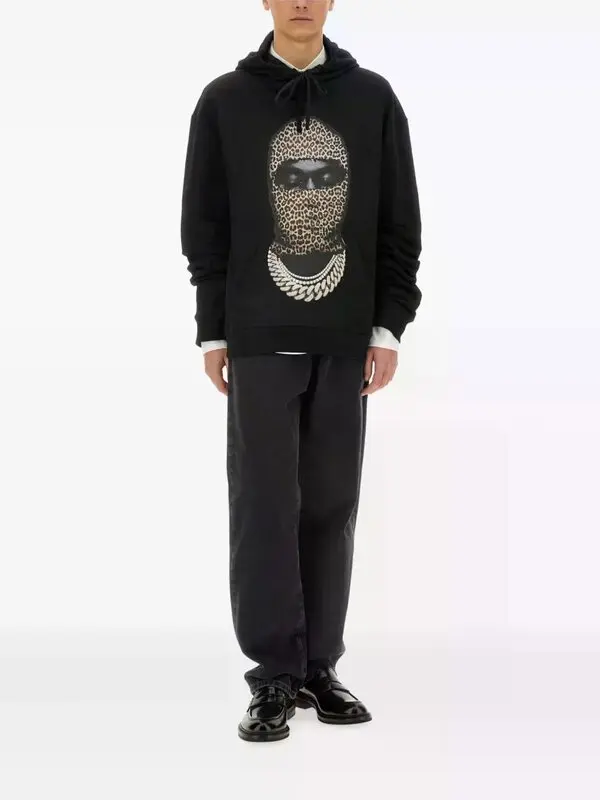 IH NOM UH NIT Leopard-print Graphic Hoodie