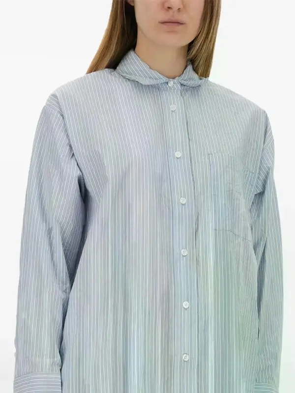 Michael Kors Pinstripe Button-up Shirt Dress