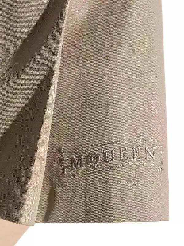 Alexander McQueen Pleated Shorts