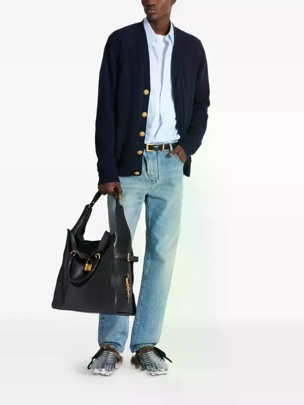 Balmain Knitted Cardigan - Blue