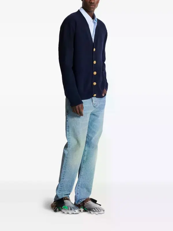 Balmain Knitted Cardigan - Blue