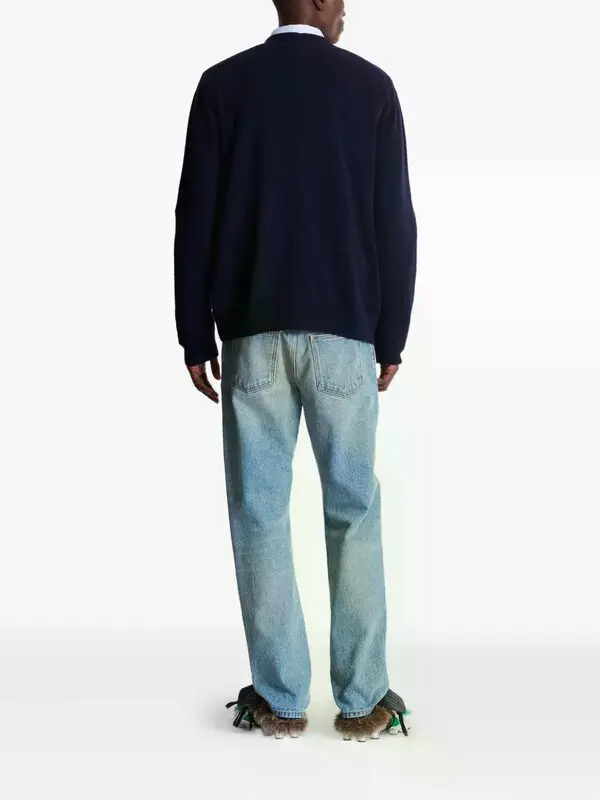 Balmain Knitted Cardigan - Blue