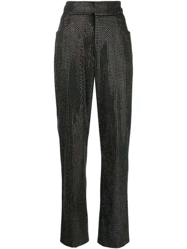 Giuseppe Di Morabito Crystal-embellished Trousers - Black