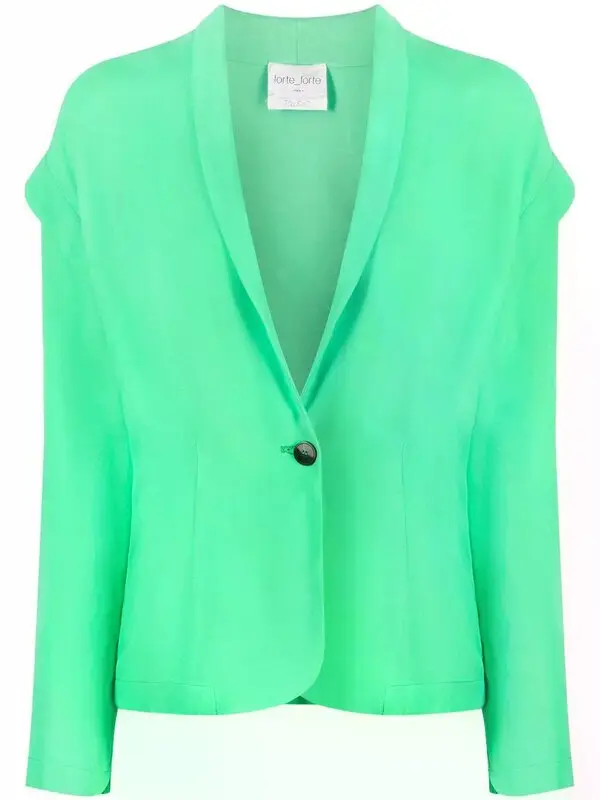 FORTE_FORTE Drop-shoulder Single-breasted Blazer