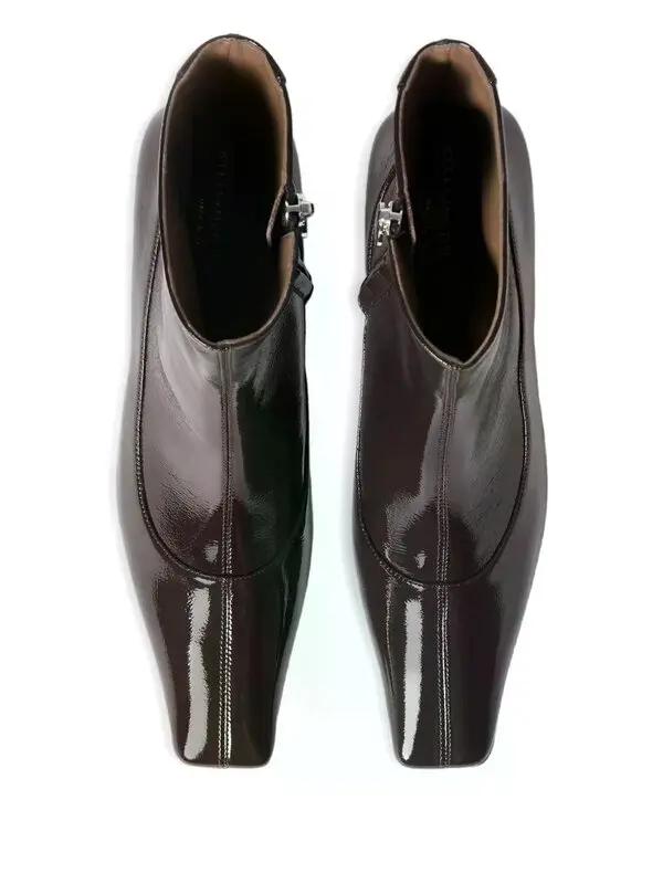 Stella McCartney Spur Heeled Ankle Boots - Brown