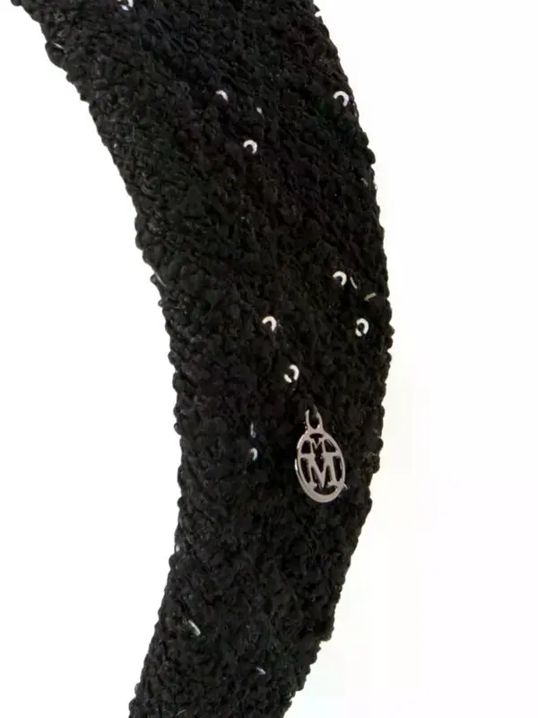 MAISON MICHEL Sequin-embellished Headband