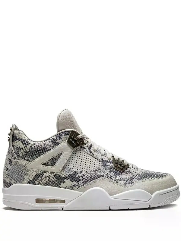 JORDAN Air 4 Retro Premium Sneakers - Grey