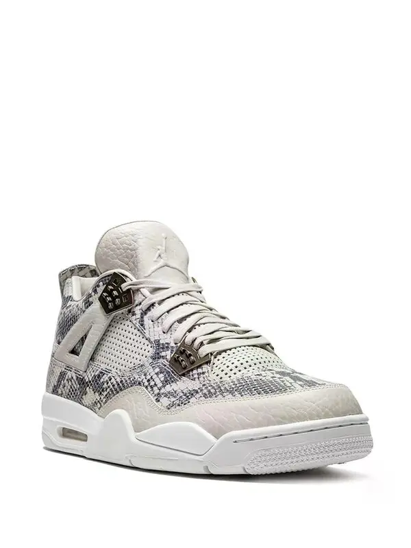 JORDAN Air 4 Retro Premium Sneakers - Grey